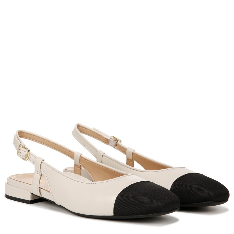 UPC 197725001259 - Vionic Women's Petaluma Slingback Flat Shoes (White ...