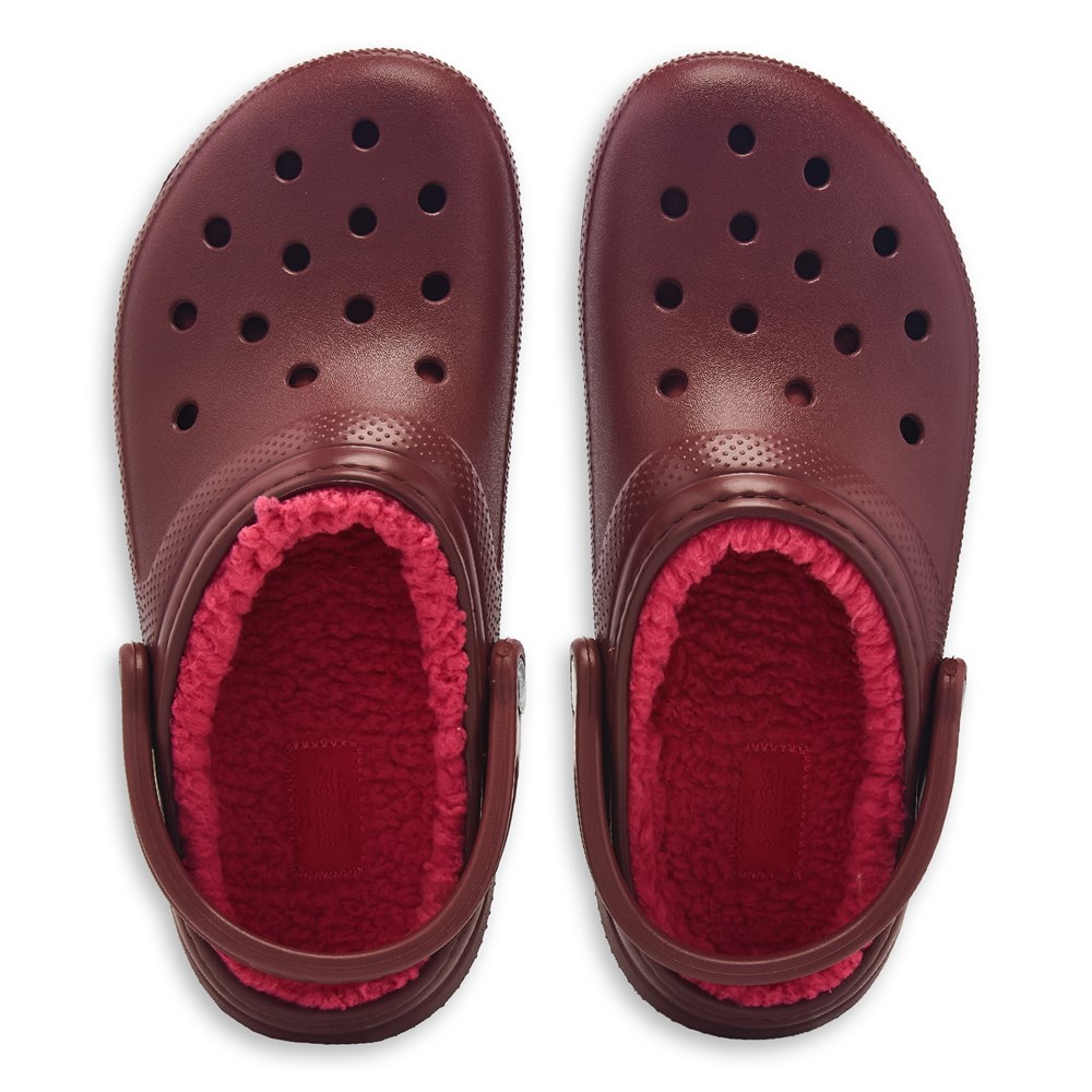 Crocs Women s Classic Fuzz Lined Clog Famous Footwear