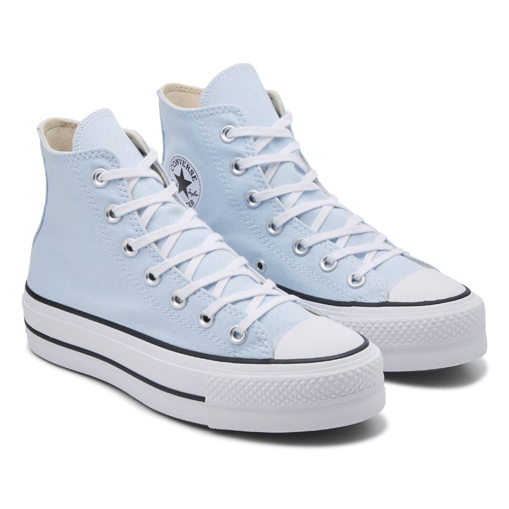 Light Blue Converse Platform