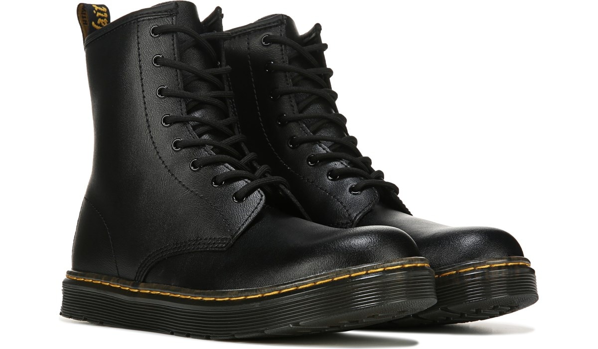 Dr. Martens Kids' Zavala Combat Lace Up Boot Big Kid | Famous Footwear