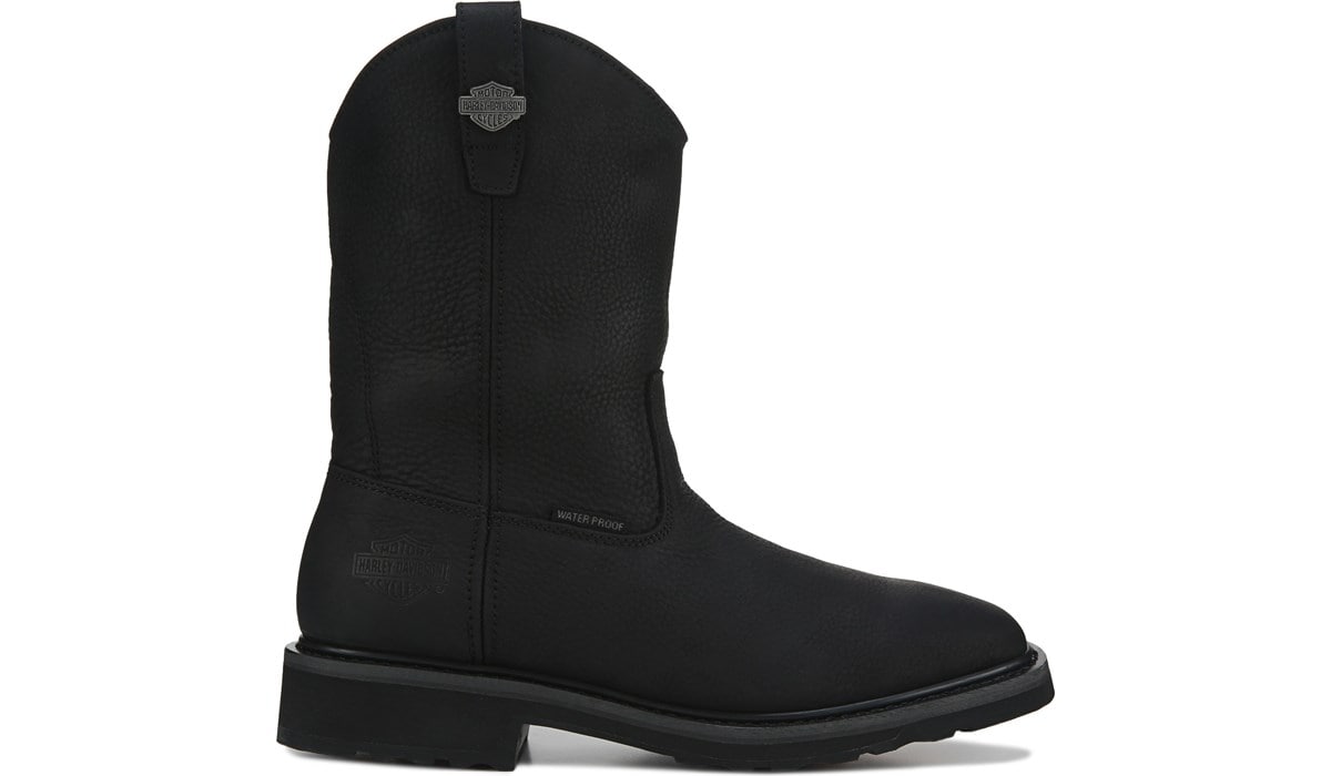 Harley Davidson Men's Altman Waterproof Boot Black, Boots, Famous Footwear