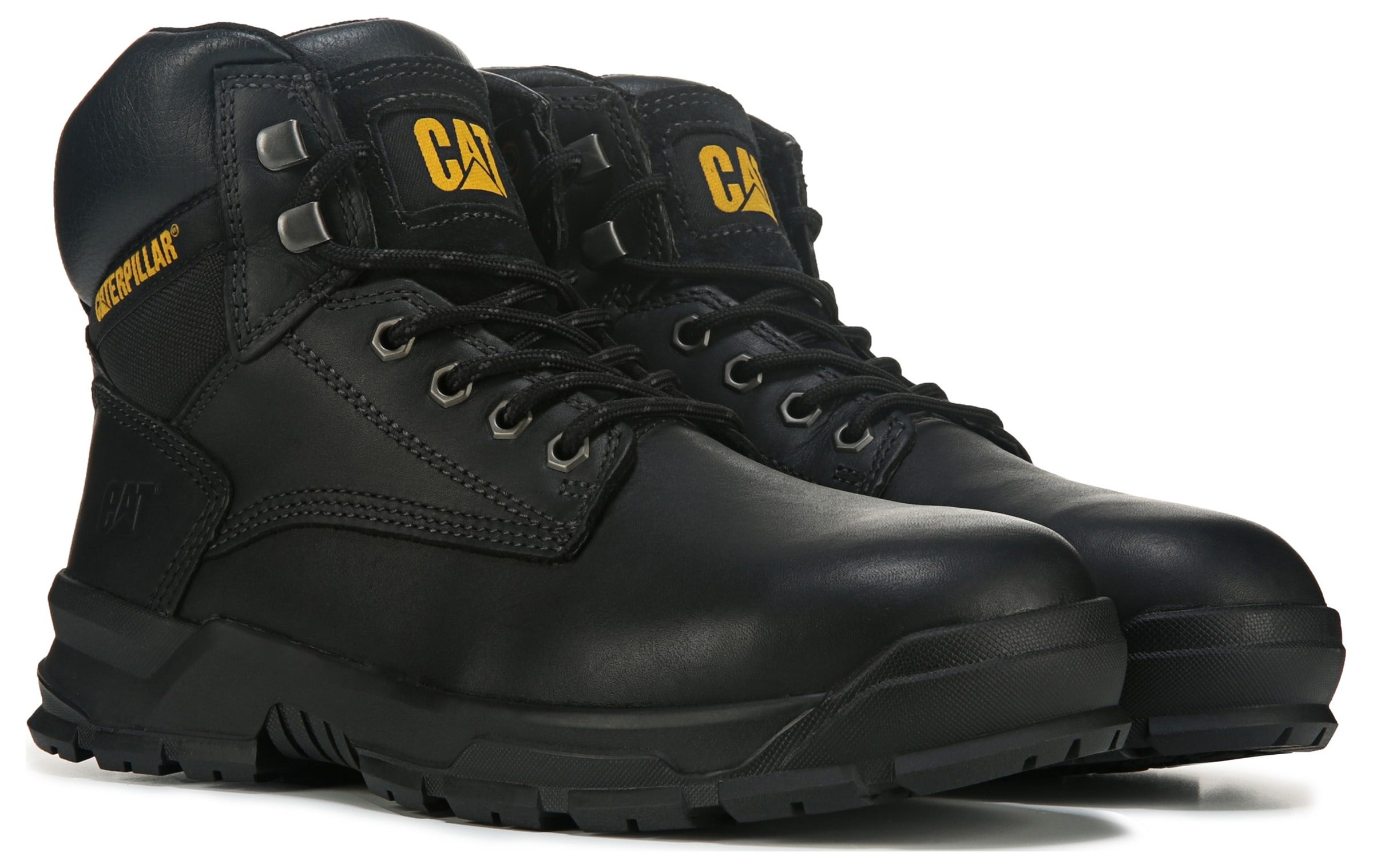 Black Work Boots For Men