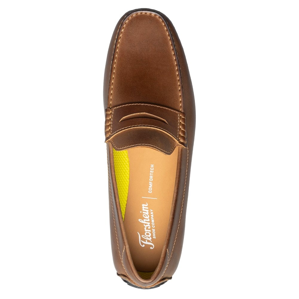 Florsheim Men's Motor Smooth Moc Toe Penny Loafer | Famous Footwear