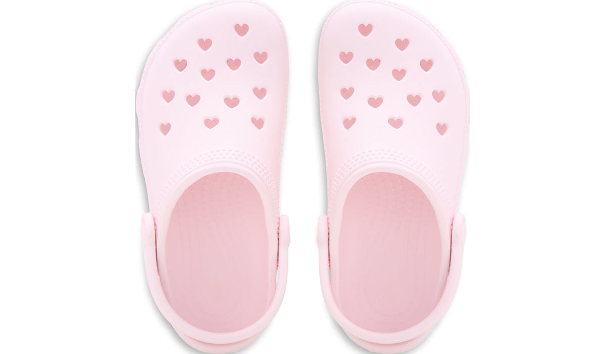 Crocs Kids' Classic Heart Cut Out Clog Little/Big Kid | Famous Footwear