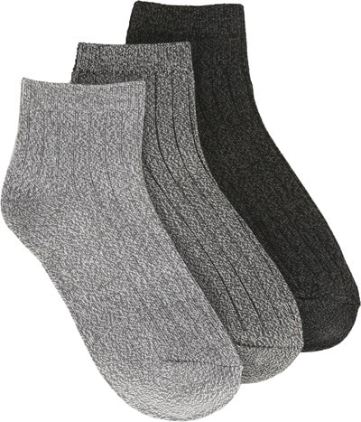 Sof Sole Women's 3 Pack Luxe Ultra Soft Ankle Socks Multi, Socks ...