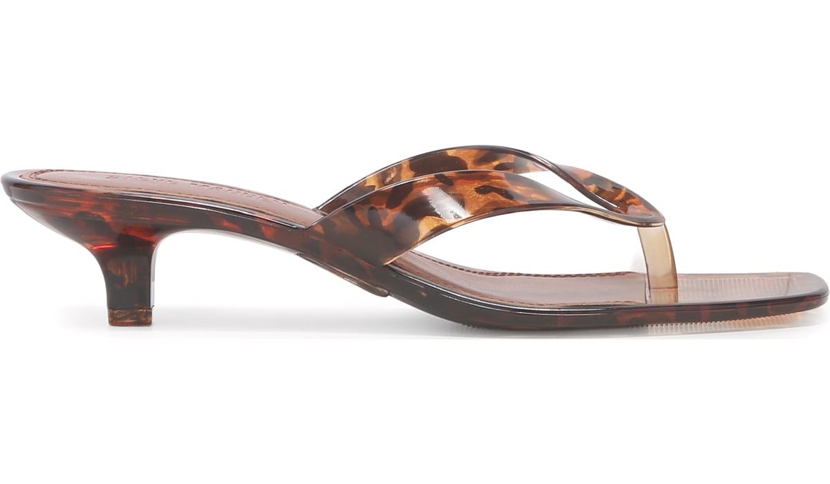Steve Madden Women's Tracie J Thong Kitten Heel Sandal | Famous Footwear